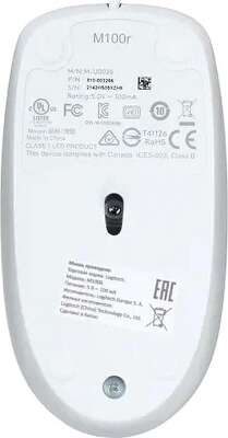 Мышь Logitech Mouse M100, Black, USB, 1000dpi, CN, [910-005006/910 ...